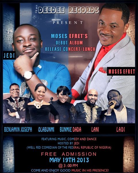 | Nollywood Actor Moses Efret set to launch his debut Album “Na My Time ...